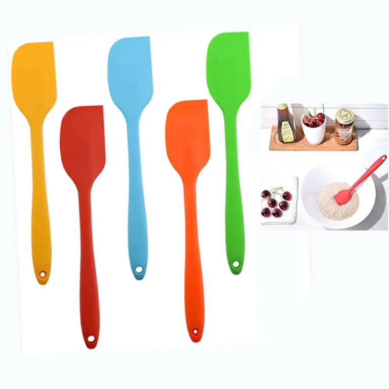 Heat Resistant Flexible Silicone Food Spatulas for Kitchen Usage ...