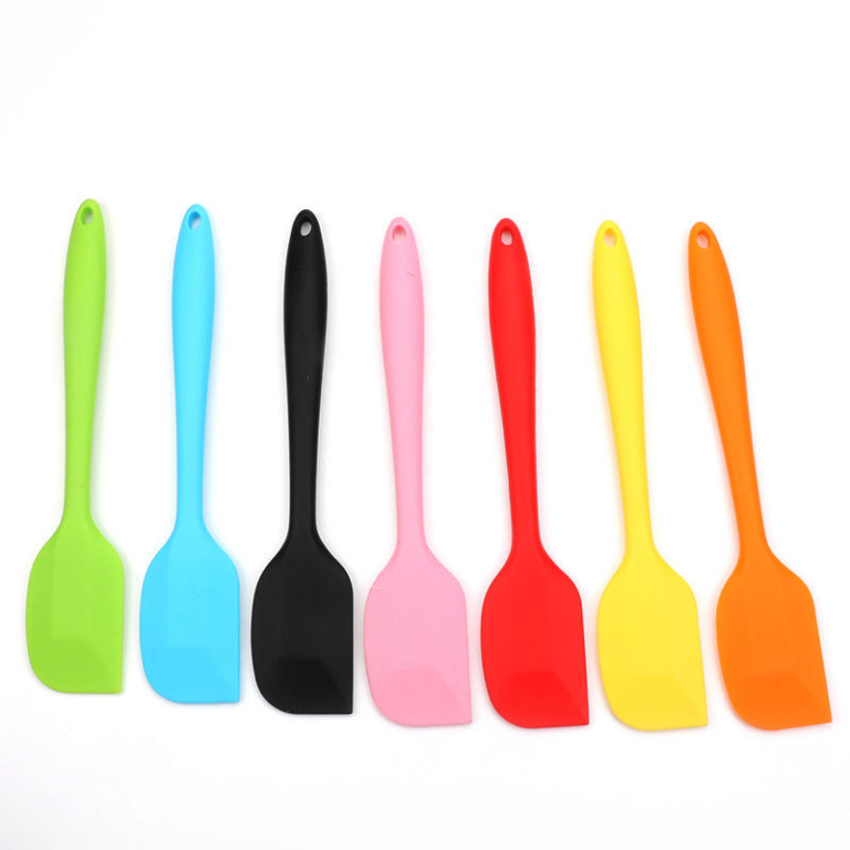 White Label Heat Resistant Food Grade Silicone Baking Mixing Spatulas ...